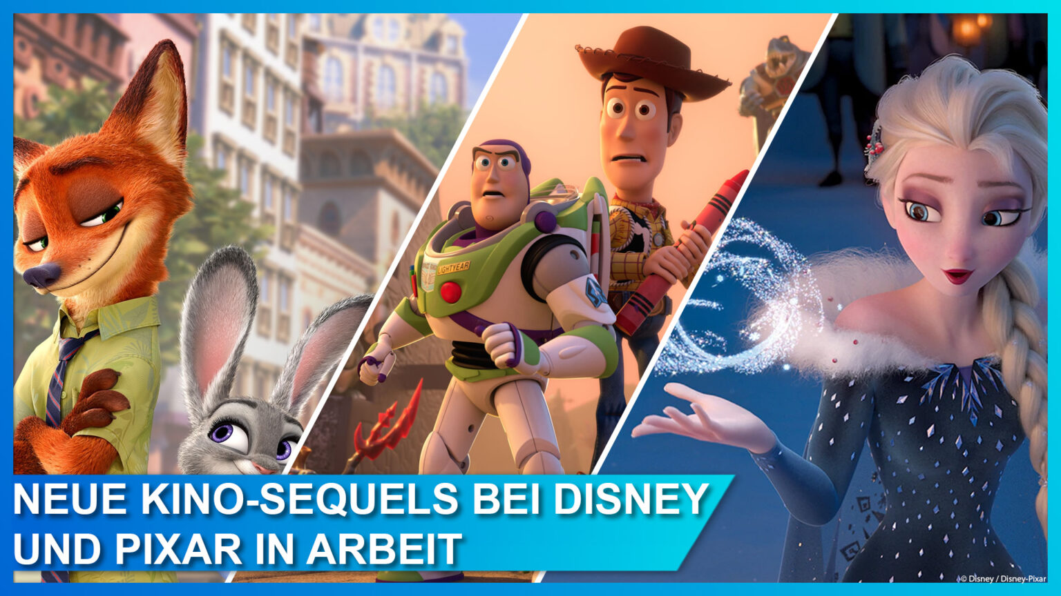 Update: Starttermine enthüllt: VAIANA 2, DIE EISKÖNIGIN 3, ZOOMANIA 2 ...